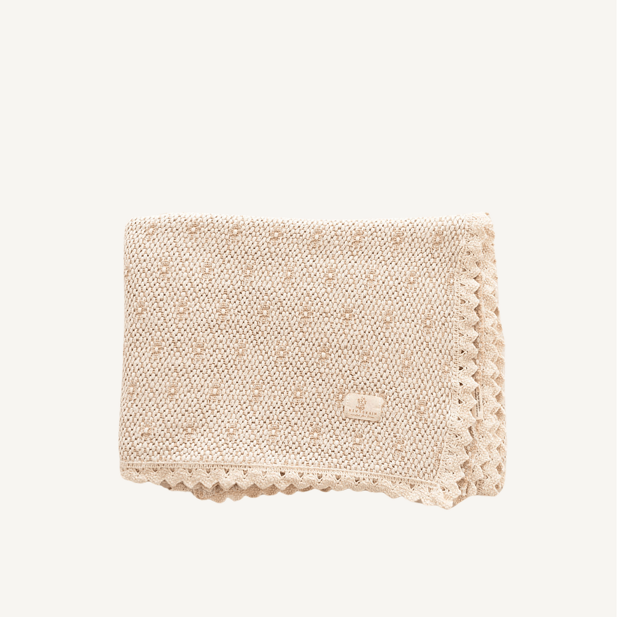 Crochet Blanket in Sand – Annie & Flora