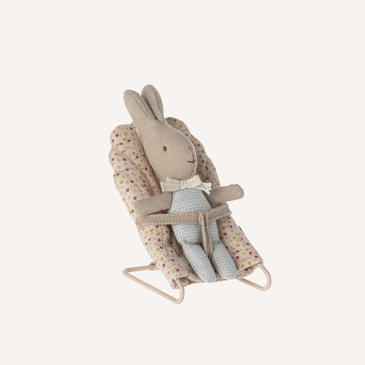 Light Blue Check Rabbit – Annie & Flora