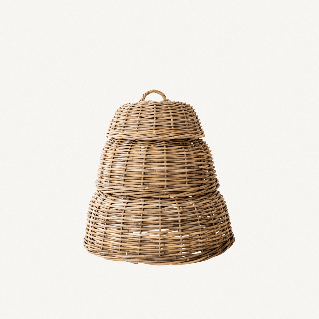 Rattan Cloche Dome Food Cover – Annie & Flora