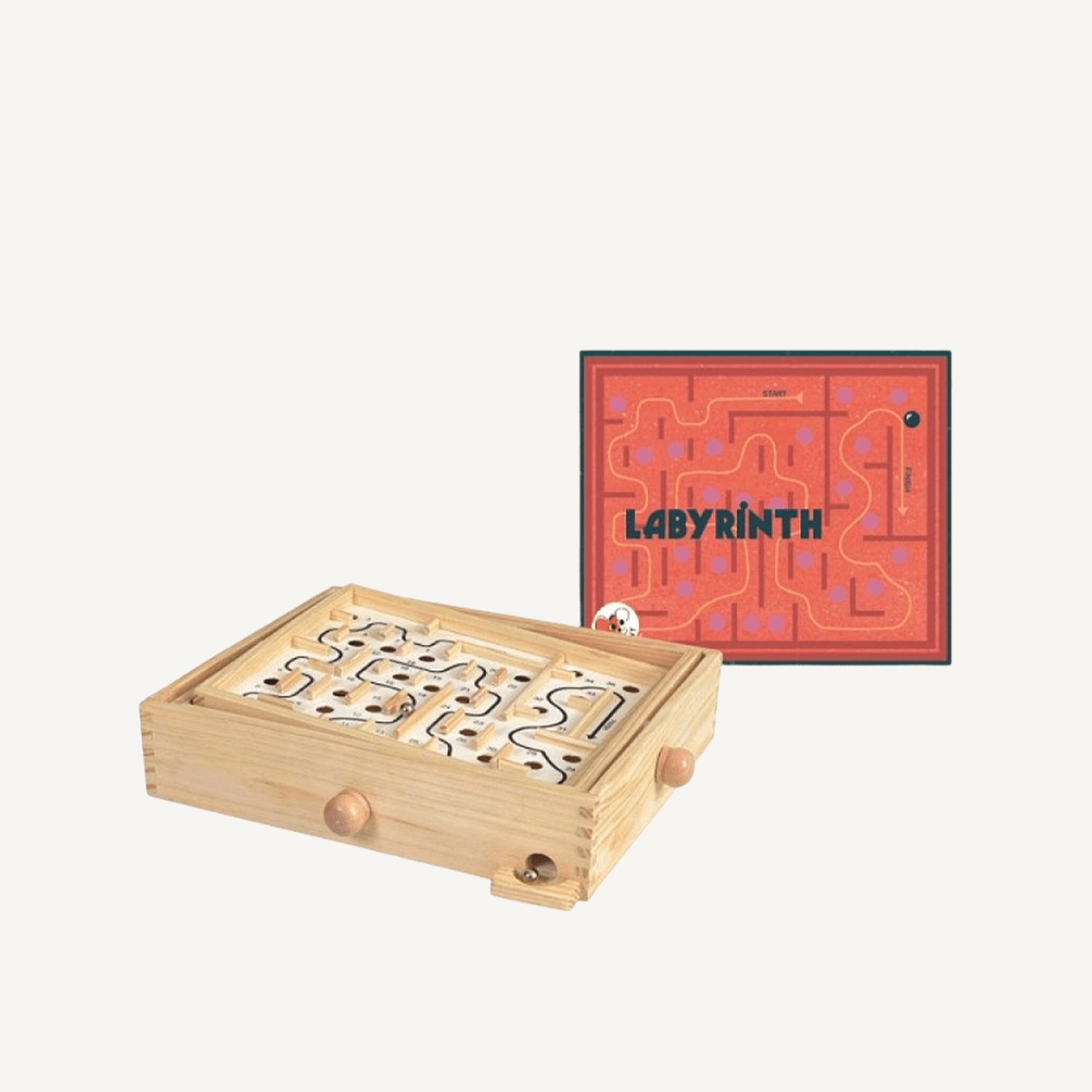 Wood Labyrinth Game – Annie & Flora